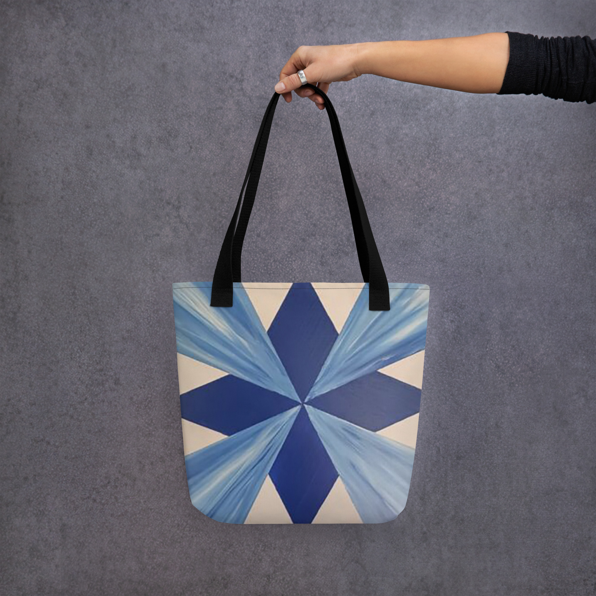 Blue Star Quilt Block Tote bag – Joy Miller